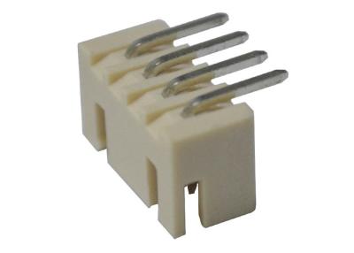 China Gold Plating Wafer 4 Pin Header Right Angle Female Header Connector White for sale