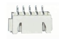China PCB Board Wafer Right Angle Pin Header 5 Pin Horizontal Bar Wire Connectors for sale