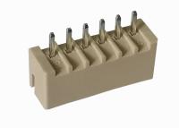 China 6 Pin Horizontal Wafer Connector PBT , High Speed Wire To Board Connector for sale