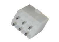 China R Series 6 Pin Wafer Connector 4.2mm Pitch , Straight Terminal Housing Connector for sale