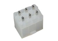 China R Series 6 Pin Wafer Connector 4.2mm Pitch , Straight Terminal Housing Connector for sale