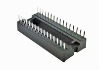 China 1.778mm Pitch IC Socket DIP Square Hole Pin Header Connector 3A Current Rating for sale