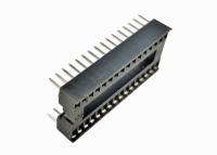 China 1.778mm Pitch IC Socket DIP Square Hole Pin Header Connector 3A Current Rating for sale