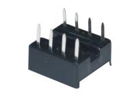 China 2.54mm Dip Socket 8 Pin Square Hole Pin Header Connector For PCB Board for sale