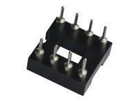 China UL 94V 0 28 Pin Dip IC Socket Round Hole 7.62mm Connector Moisture Proof for sale