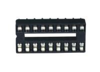 China Medical Equipment 18 Pin IC Socket Brass Contact Environmental Protection for sale