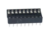 China Medical Equipment 18 Pin IC Socket Brass Contact Environmental Protection for sale