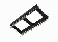 China Brass Socket Ic 16 Pin 180°Two Row 2.54mm Pitch 7.62 Card Edge Connector for sale