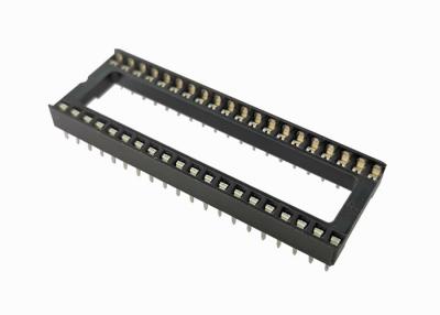 China 2.54mm Surface Mount Dip Socket DIP Square Pin Header Row Of Pitch 7.62mm for sale