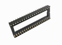 China 2.54mm Surface Mount Dip Socket DIP Square Pin Header Row Of Pitch 7.62mm for sale