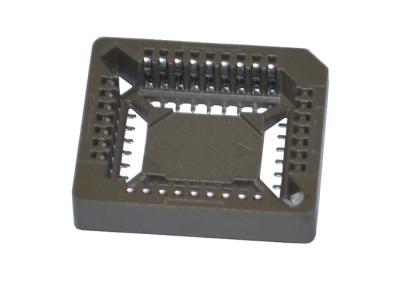 China 32 Pin PLCC IC Socket Connector 1.27mm Pitch SMT Type Gold / Tin Plating for sale
