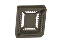 China 32 Pin PLCC IC Socket Connector 1.27mm Pitch SMT Type Gold / Tin Plating for sale
