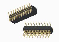 China High Temperature Round Female Pin Header Connector 1.27mm Pitch Dual Row for sale