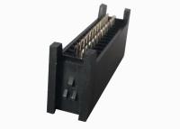 China 26 Pin Female Header Idc Wire To Board Connector Press Cable Type 60V Black for sale