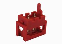 China High Reliability Slotted IDC Connector 1.27mm Male Pin Header UL 94V 0 Insulator for sale