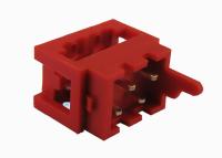 China High Reliability Slotted IDC Connector 1.27mm Male Pin Header UL 94V 0 Insulator for sale