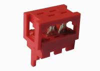China High Reliability Slotted IDC Connector 1.27mm Male Pin Header UL 94V 0 Insulator for sale