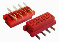 China Female Header IDC Connector1.27mm Wire To Board 6 Pin Press Cable Type for sale
