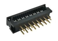 China 2.54mm 16 Pin IDC Connector Male Header UL 94V 0 60V AC / DC Operating Voltage for sale