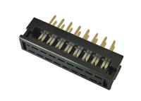 China 2.54mm 16 Pin IDC Connector Male Header UL 94V 0 60V AC / DC Operating Voltage for sale