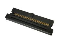 China Three Piece Style IDC Connector 1.27mm Wire To Board Phosphor Bronze Contact for sale