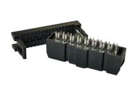 China 16 Pin Female IDC Wire Circuit Board Ribbon Connectors 2.54mm Solder Termination for sale
