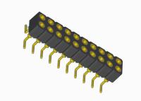 China Two Row SMT Round Female Pin Header 20 Pin Pcb Header Female 2.0mm Pitch for sale