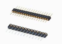 China 17 Pin Single Row Female Header 180 Degree Type Environmental Protection for sale