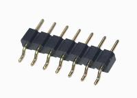 China Horizontal Round Male Header Connector Single Row 6 Pin Vertical Mount SMT for sale