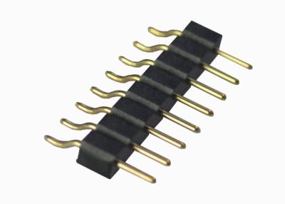 China Horizontal Round Male Header Connector Single Row 6 Pin Vertical Mount SMT for sale