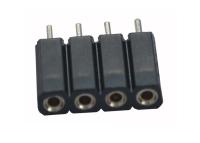 China Single Row Straight PCB Female Header Connector Withstand Voltage 500 V for sale