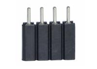 China Single Row Straight PCB Female Header Connector Withstand Voltage 500 V for sale