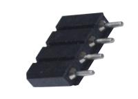 China Single Row Straight PCB Female Header Connector Withstand Voltage 500 V for sale