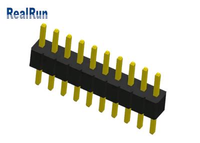 China 1.0mm Pitch 10 Pin PA6T 0.75A Single Row Header Connector for sale