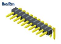 China PA6T 1.0mm Pitch 10P Right Angle Header Connector for sale