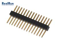 China 15 Poles 0.75A PA6T 0.3mm Terminal Pin Header Connector for sale