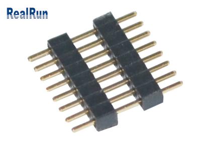 China Stackable 1*8 Pin PA6T  1.0mm Through Hole Header Connector for sale