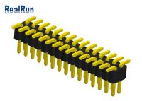 China PA6T 1.0mm Dual Row 2x10P SMD Pin Header Connector for sale