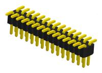 China PA6T 1.0mm Dual Row 2x10P SMD Pin Header Connector for sale