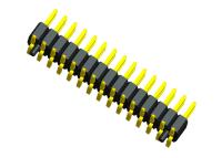 China 1.0mm Pitch Dual Row SMT Pin Header 0.75A With Location Post for sale