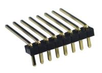 China 8P 90 Degree 1.0mm Hight Male Header Connector 500VAC for sale
