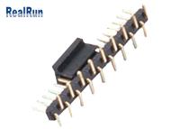 China Single Row 18P PA6T 1.27mm Vertical Male Header Connector UL94V-0 for sale