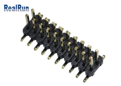 China Dual Row 20P Vertical 500VAC 1.27mm SMD Mount Header Connector for sale