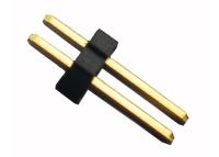 China DIP Straight 20m ohm 1.27mm Pitch Male Header Connector 10 Pin for sale