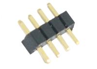 China DIP Straight 20m ohm 1.27mm Pitch Male Header Connector 10 Pin for sale