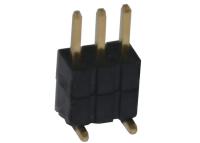 China PA6T Vertical 1A SMT SMD 1.27mm Pitch Male Header Connector for sale