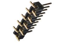 China 10pin Single Row 500VAC PA6T SMD Male Header Connector for sale