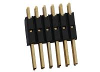 China PA9T Insulator Dual Row 1.27mm Hight Pin Header Connector for sale