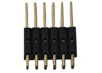 China PA9T Insulator Dual Row 1.27mm Hight Pin Header Connector for sale