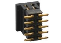 China PCB Connector 1.27mm Pitch 1A PA6T Surface Mount Pin Header for sale